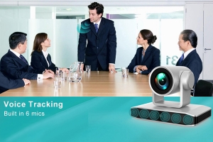 WODWIN PTZ 4K Dual Lens Speaker Auto Tracking Conference Camera - WIN-M49K