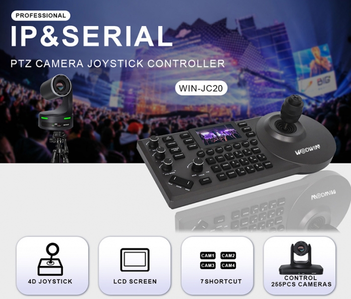 2023 Newest PTZ Camera Keyboard Controller - WODWIN